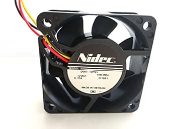 Amazon.co.jp: General NIDEC 606025mm D06T-12ps5 04 (MA) 12V 0.32A 3wire ...