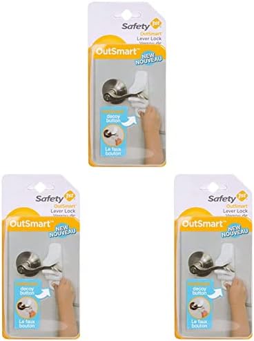 Amazon.com: Safety 1st OutSmart Child Proof Door Lever Lock (White), 1 ...