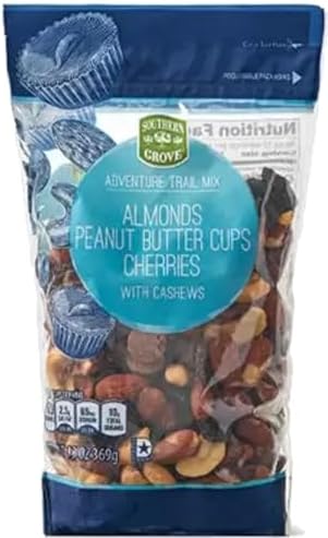 Amazon.com: Southern Grove Adventure Trail Mix - Almonds Peanut Butter ...