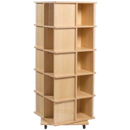 Amazon.com: Maple 4 Side Revolving T Shirt Display 23.5 W x 23.5 D x 63 ...