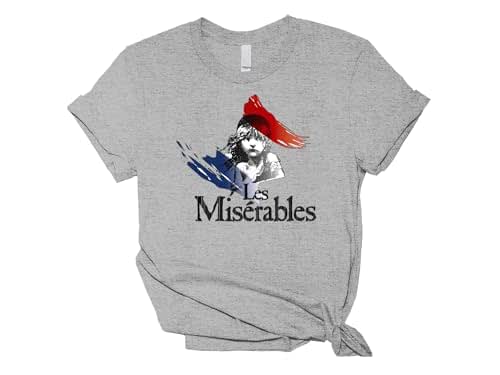 Amazon.com: Les Miserables Tshirt, Broadway Musical Show, Musical ...