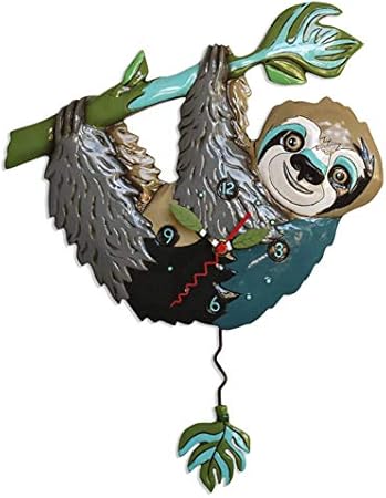 Amazon.com: Allen Designs P1926 Swinging Pendulum Sloth Clock Slow Poke ...