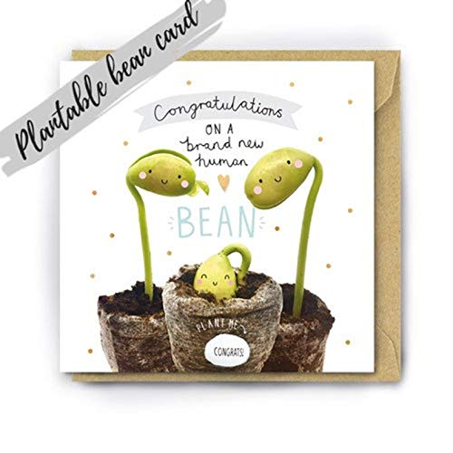 Congratulations on you'r new human BEAN Card : Amazon.co.uk: Handmade ...