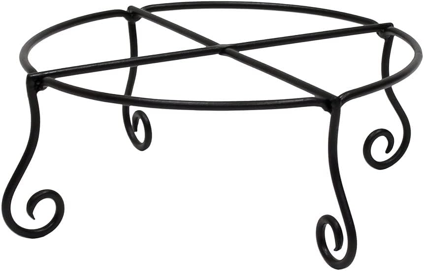 Amazon.com : Achla Designs Piazza Flower Pot Plant Stand, Large,Black ...