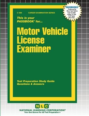 Motor Vehicle License Examiner : Passbooks: Amazon.in: Books