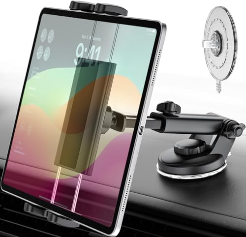 Amazon.com: Cuxwill Car Truck Windshield Tablet Mount for 4-13" iPad ...
