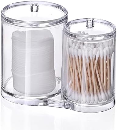 Gaomoeny 3 Pcs Cotton Pad Holder, Bathroom Cotton Wool Bud Holder ...