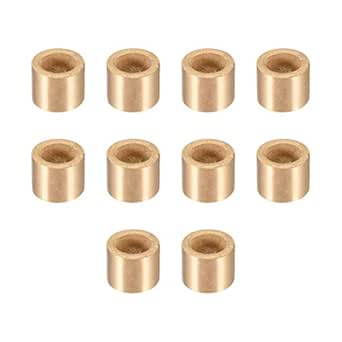 sourcing map Lagerhülse 8mm Bohrung x 12mm Außendurchmesser x 10mm Länge Selbstschmierende ...