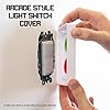 Arcade Light Switch Plate Cover, Single Switch (Black/Green,Red), 1 ...