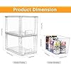 Amazon.com: Zero Zoo 4 Pack Large Stackable Storage Drawers,Clear ...