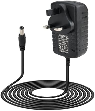 12V 3A Power Adapter, AC 100-240V to DC 12V Power Supply UK Plug ...