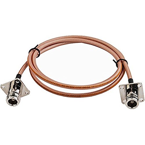 N Female Panel with 4 Holes to N Female Panel with 4 Holes Cable Using ...