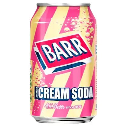 Barr American Cream Soda Flavour Soft Drink 330 ml : Amazon.in: Grocery ...