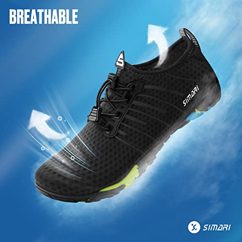 Buy SIMARI Unisex Water Sports Shoes Barefoot Slip-on Indoor Outdoor ...