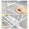 Rolling Book Cart, Moveable Bookshelf Organizer, Metal Shelving Book ...