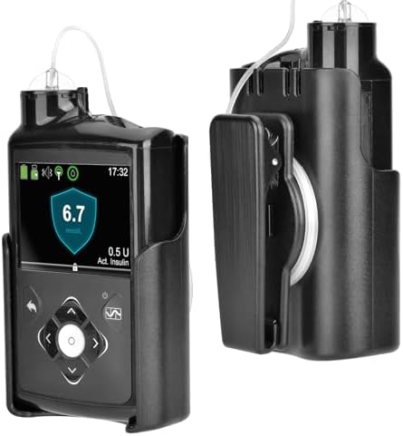 Amazon.com: Ablefector Insulin Pump Holder, 360° Rotatable Pump Clip ...