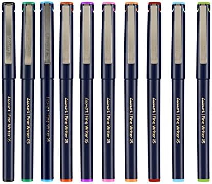 WRITEAWAY Luxor Fine Writer Micro Ball Pen 0.5mm(Assorted,Multi Colour ...
