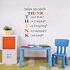 Amazon.com: TOARTi Colorful Inspirational Quotes Wall Decals, Before ...