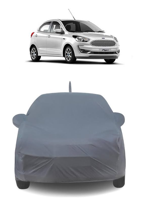 FUZICON Waterproof Car Cover for Ford Figo (Ford Figo Car Cover, Grey ...