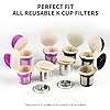 Amazon.com: 100 Count Fanativita K Cup Filters Disposable with Genius ...