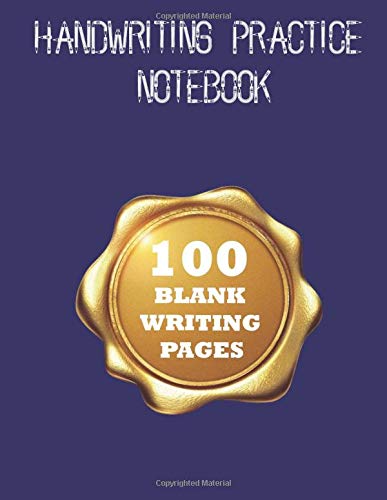 handwriting practice notebook: handwriting practice letter tracing ...