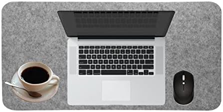 Amazon.com : Desk Pad, 68x33cm Polyester Felts Table Mouse Pad Heat ...