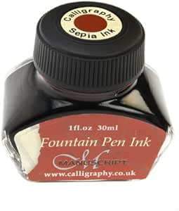 Penna stilografica inchiostro seppia 30 ml : Amazon.it: Cancelleria e ...