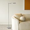 Brightech Leaf Pharmacy LED Reading Lamp, Dimmable Floor Lamp with Easy ...