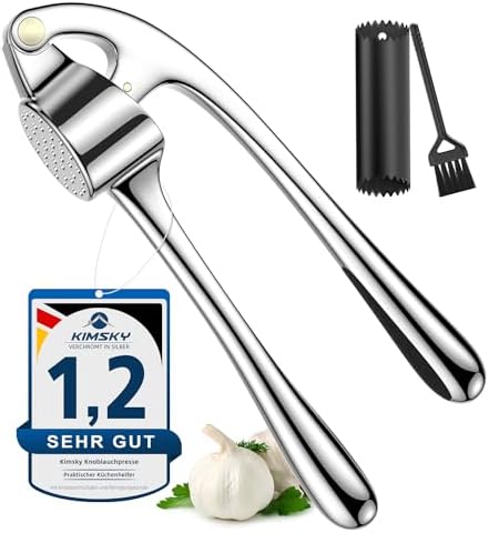 Kimsky Knoblauchpresse, Knoblauchschneider Garlic Press, zum ...