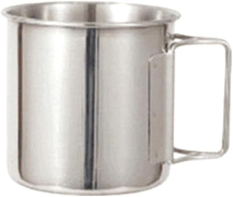 Amazon.com: XAGMODSHN Stainless Steel Camping Cup Pot 220/330/500ml ...