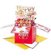Amazon.com : JUESMOS Pop Up Mothers Day Cards for Mom Grandma Wife Happy Mother's Day Pop Up ...