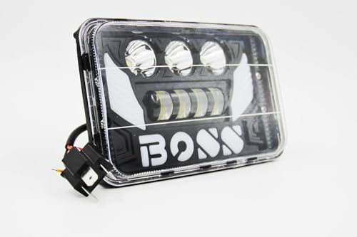 Meenda Splendor 7 LED BOSS Headlight Projector for Enhanced Visibility ...