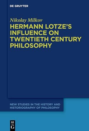 Amazon.com: Hermann Lotze's Influence on Twentieth Century Philosophy ...