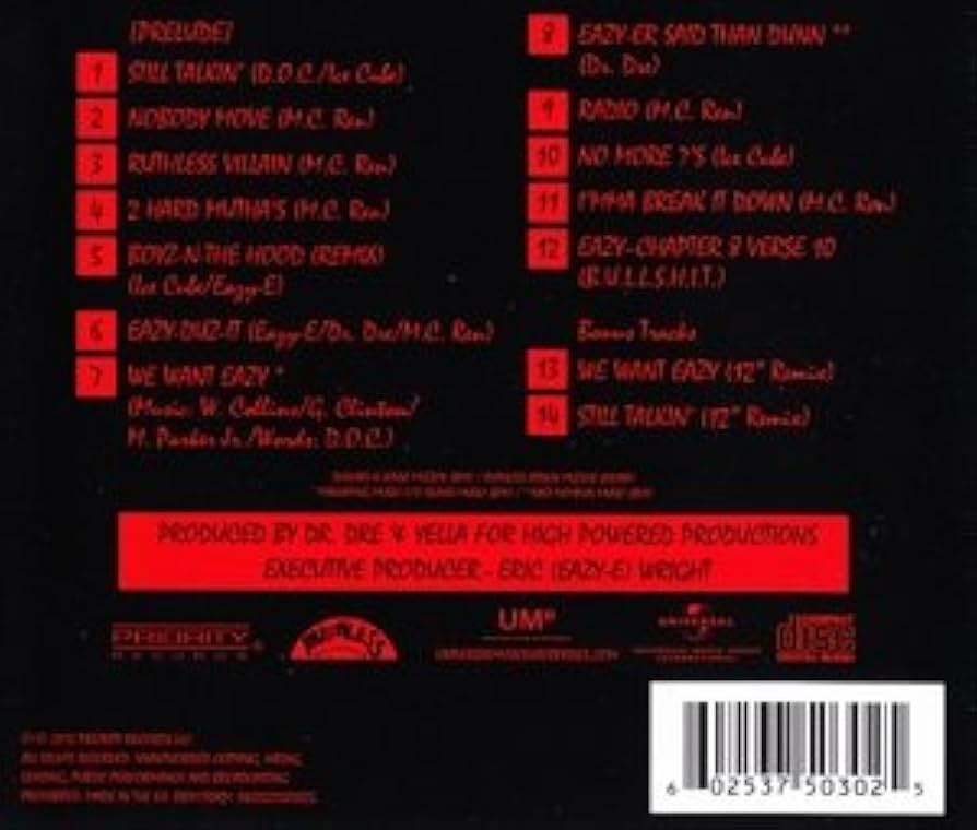 Eazy Y últimas Palabras