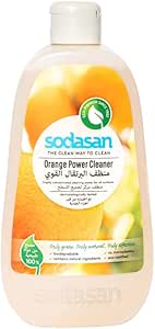 Sodasan 100% Natural Orange Power Cleaner 500g – Organic All-Purpose Surface Cleaner, Plant ...