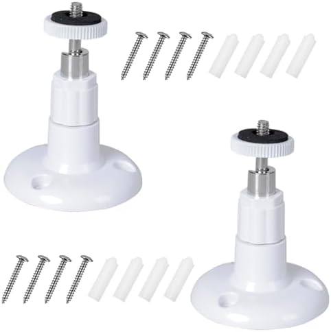 2 Pcs Ring Camera Mount, Security Camera Wall Mounting Brackets, 360 ...