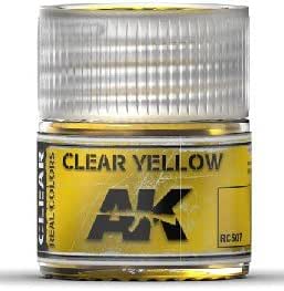 Amazon.com: Real Colors: Clear Yellow Acrylic Lacquer Paint 10ml Bottle ...