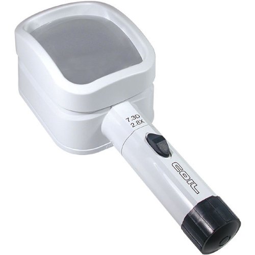 Amazon.com : 2.8X Coil LED Illuminated Hand Held Stand Magnifier - 3.9 ...