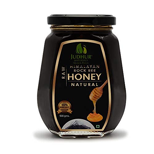 JUDHUR NATURALS Raw Himalayan Rockbee Honey (500Gms) : Amazon.in ...