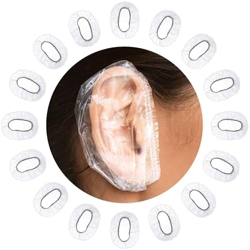 Amazon.com : 200 Pcs Disposable Ear Covers for Shower Waterproof - Ear ...
