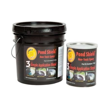 Amazon.com : Pond Armor SKU-GRAY-QT-R Non-Toxic Pond Shield Epoxy Paint ...