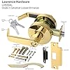 Lawrence Commercial Lever Door Lock - Heavy Duty Locking Commercial Door Handle Keyed Entry ...