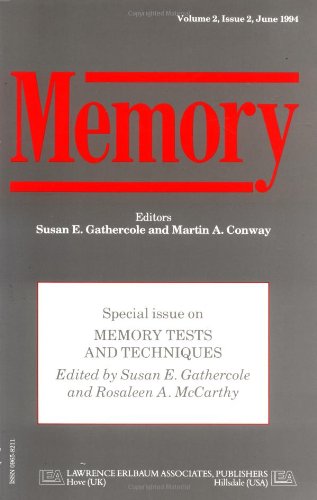 Buy Memory Tests and Techniques: A Special Issue of Memory (Special ...