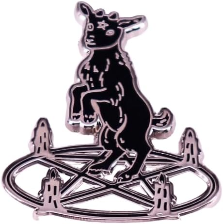 Amazon.com: Live Deliciously Black Thomas Witch Wiccan Baphomet Goat ...