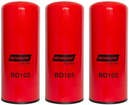 Amazon.com: 3PCS BD103 Diesel Oil/Lube Filter Spin-on for Cummins ...