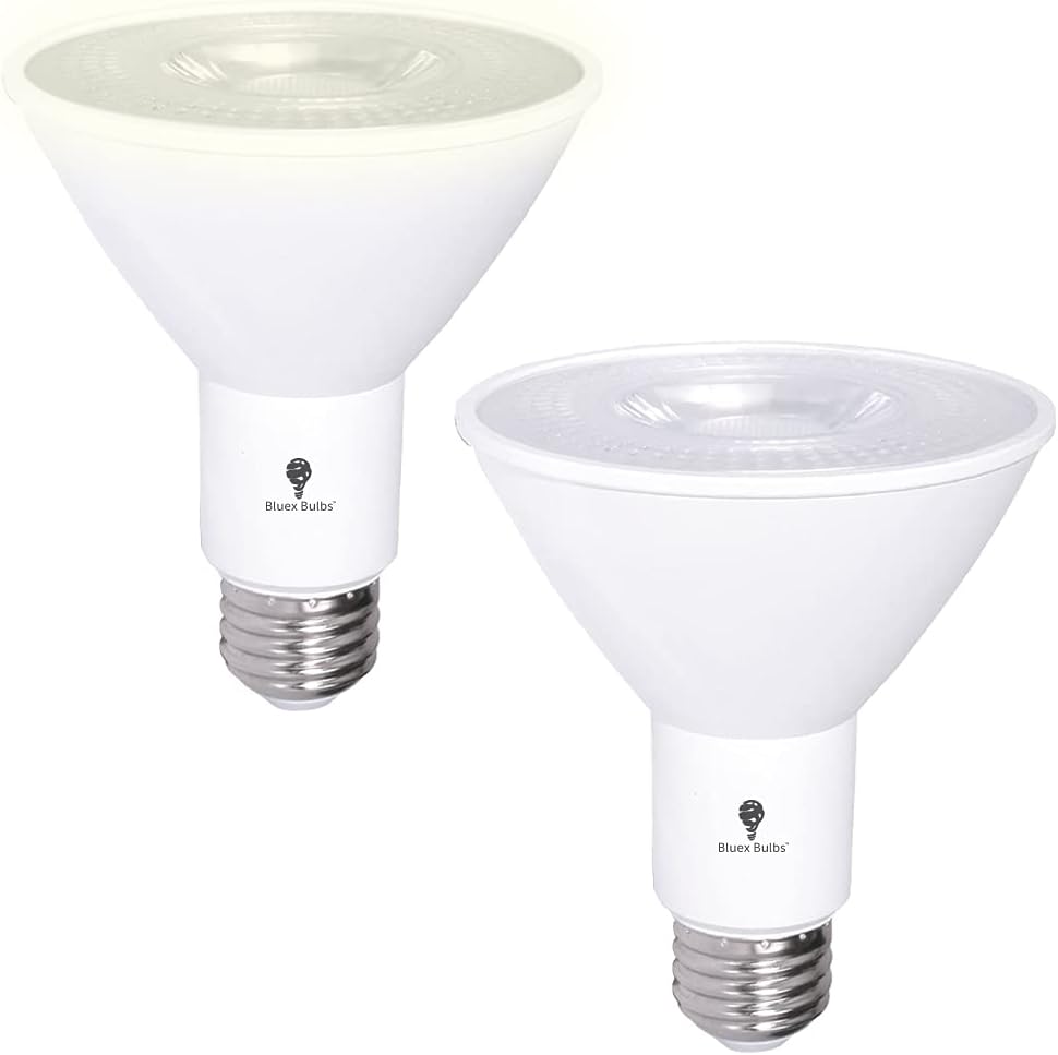 4 Pack PAR20 LED Flood Dusk to Dawn Light Bulbs Outdoor Photocell ...