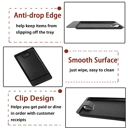 Snapklik.com : 30 Pieces Black Check Holders, Check Presenters For ...