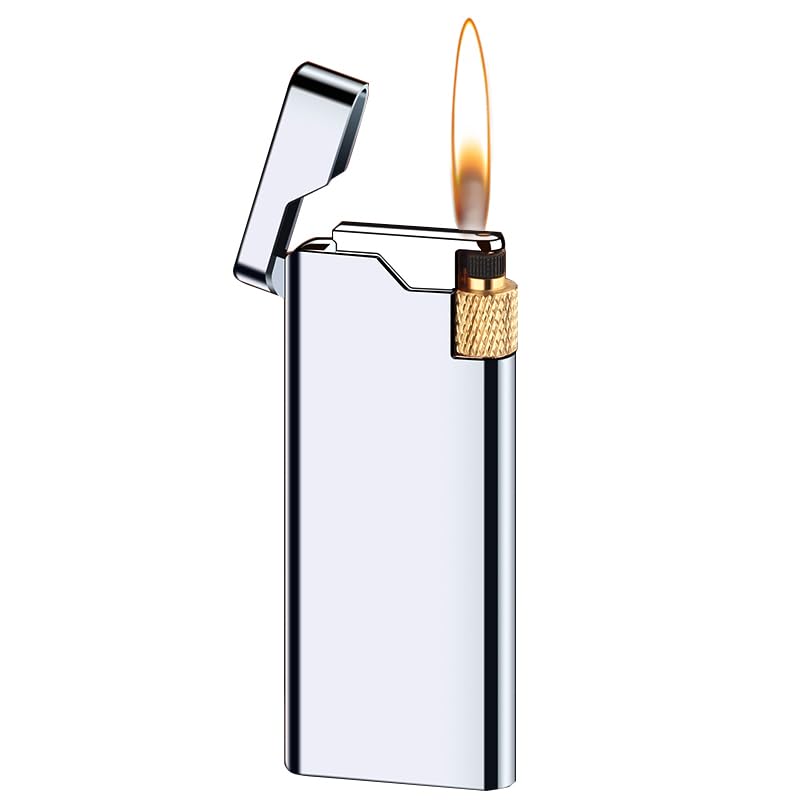 Amazon.com: Soft Flame Lighters Mini Refillable Butane Lighter with ...