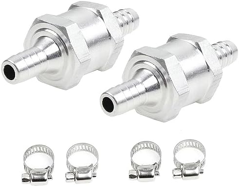 Amazon.com: 6mm 1/4" Fuel Non Return One Way Check Valve Petrol Diesel ...