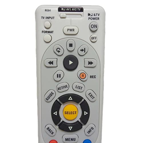 Replacement Remote Control RC64 Compatible with Directv VD DVR ...